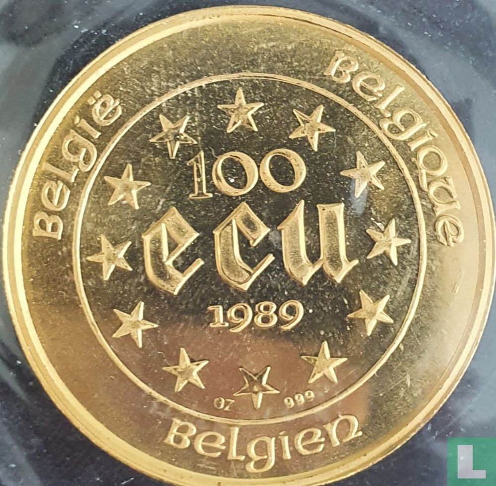België 100 ecu 1989 "Maria Theresia" KM# 175 (1989) - België - LastDodo