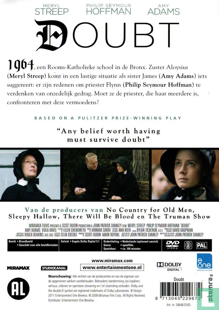 Doubt DVD (2011) - DVD - LastDodo