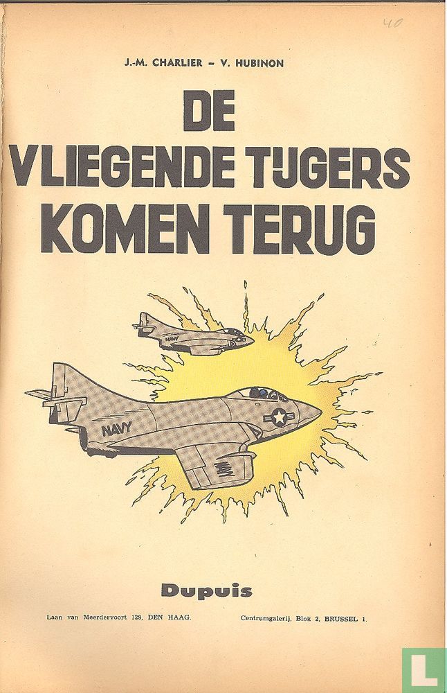 De Vliegende Tijgers komen terug 26 (1962) - Buck Danny - LastDodo
