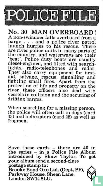 Man Overboard! 30 (1977) - Brooke Bond Tea - LastDodo