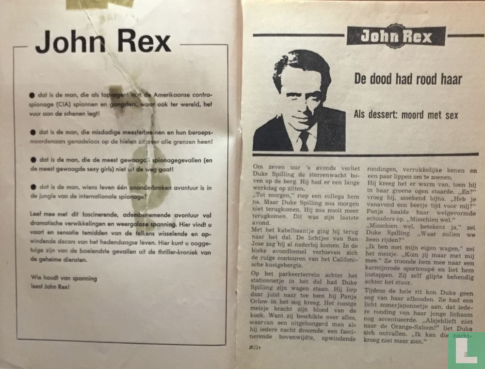 John Rex 22 22 (1972) - John Rex - LastDodo