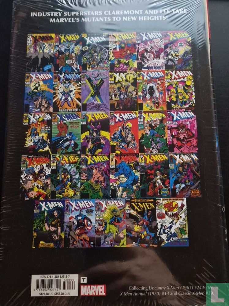 X-Men by Chris Claremont and Jim Lee Omnibus Volume 1 1 HC (2021) - X ...