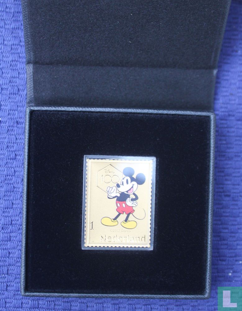 Gold stamp 100 years of Disney 1 (2023) - Netherlands - LastDodo