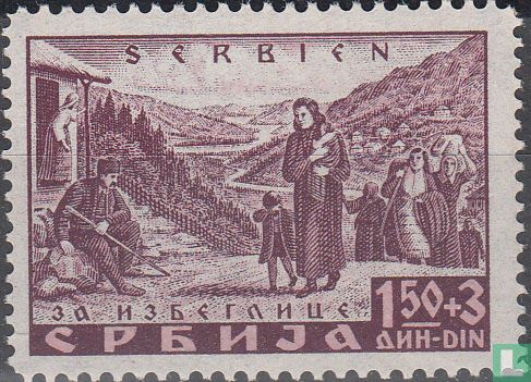 Semendria 1,50+3 (1941) - Duitse Rijk - Bezetting van Servië - LastDodo