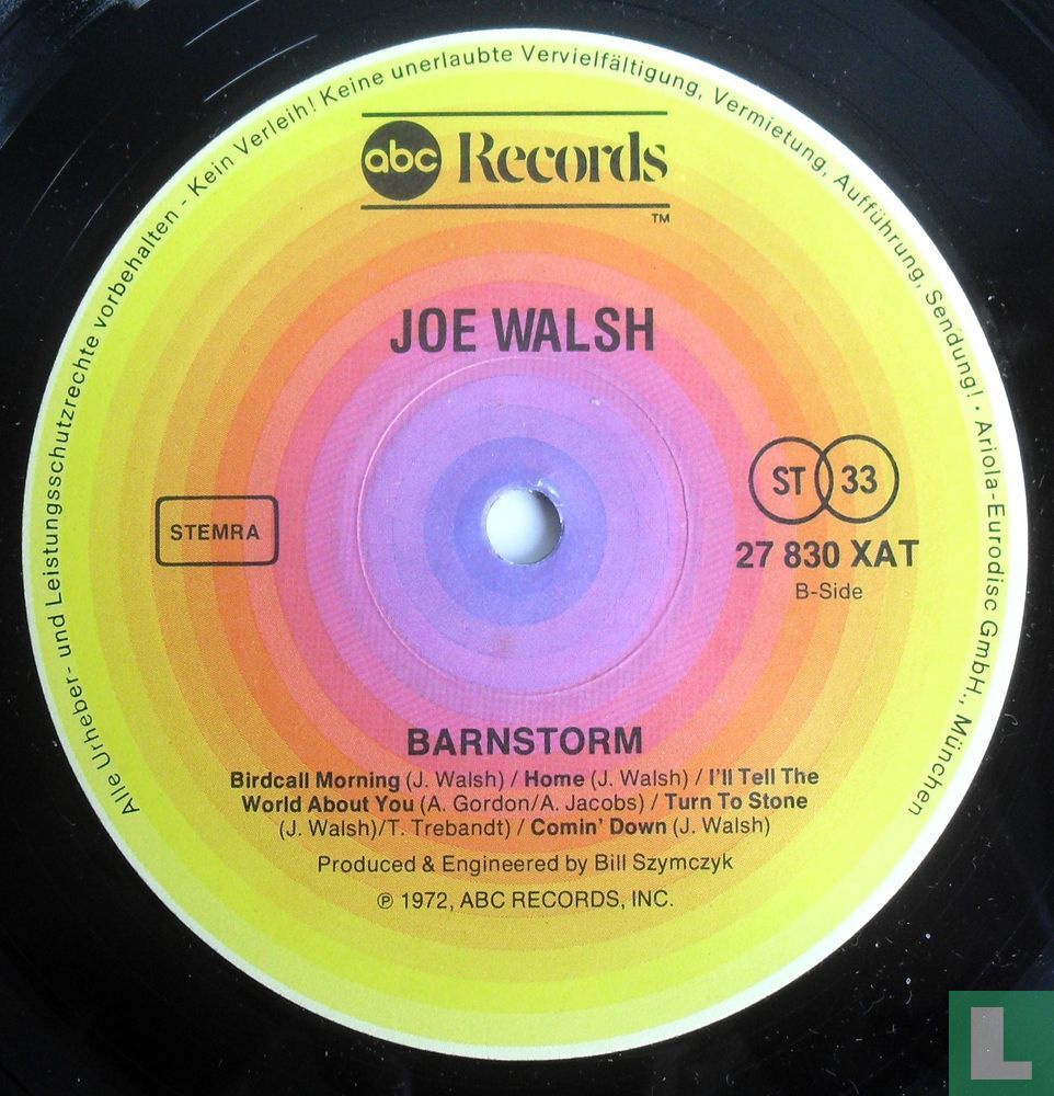 Barnstorm 27 830 XAT (1976) - Walsh, Joe - LastDodo