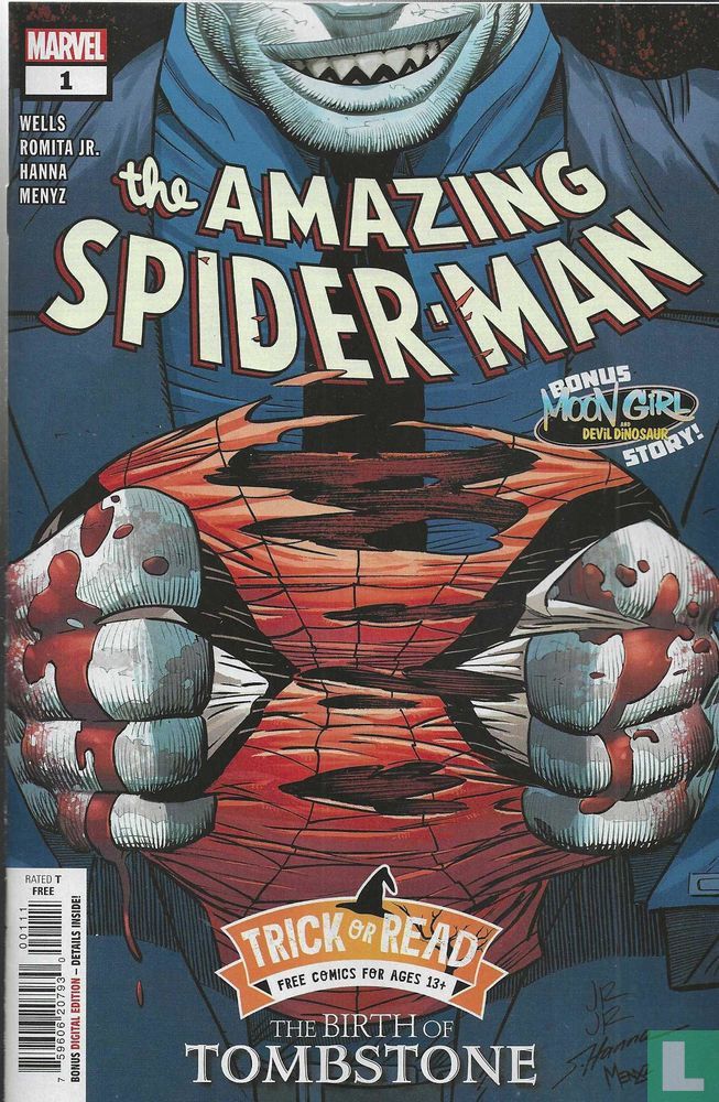 Amazing Spider-Man: The Birth of Tombstone 1 Halloween Trick-or-Read ...