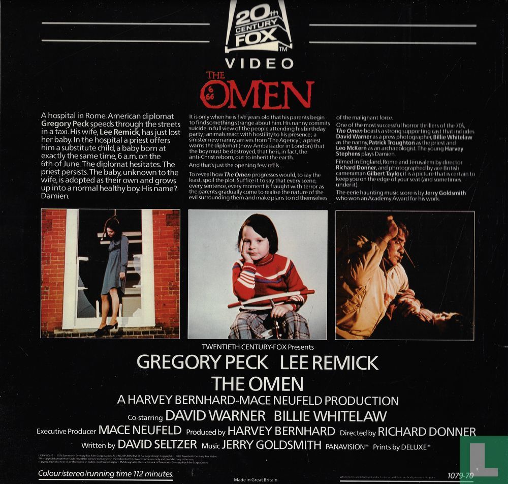 The Omen Las - Laserdisc - LastDodo
