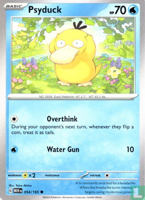 Psyduck 054/165 (2023) - English)2023) Scarlet & Violet - 151 - LastDodo