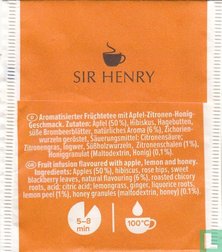 Gelber Früchtetee 81299000 - Sir Henry - LastDodo