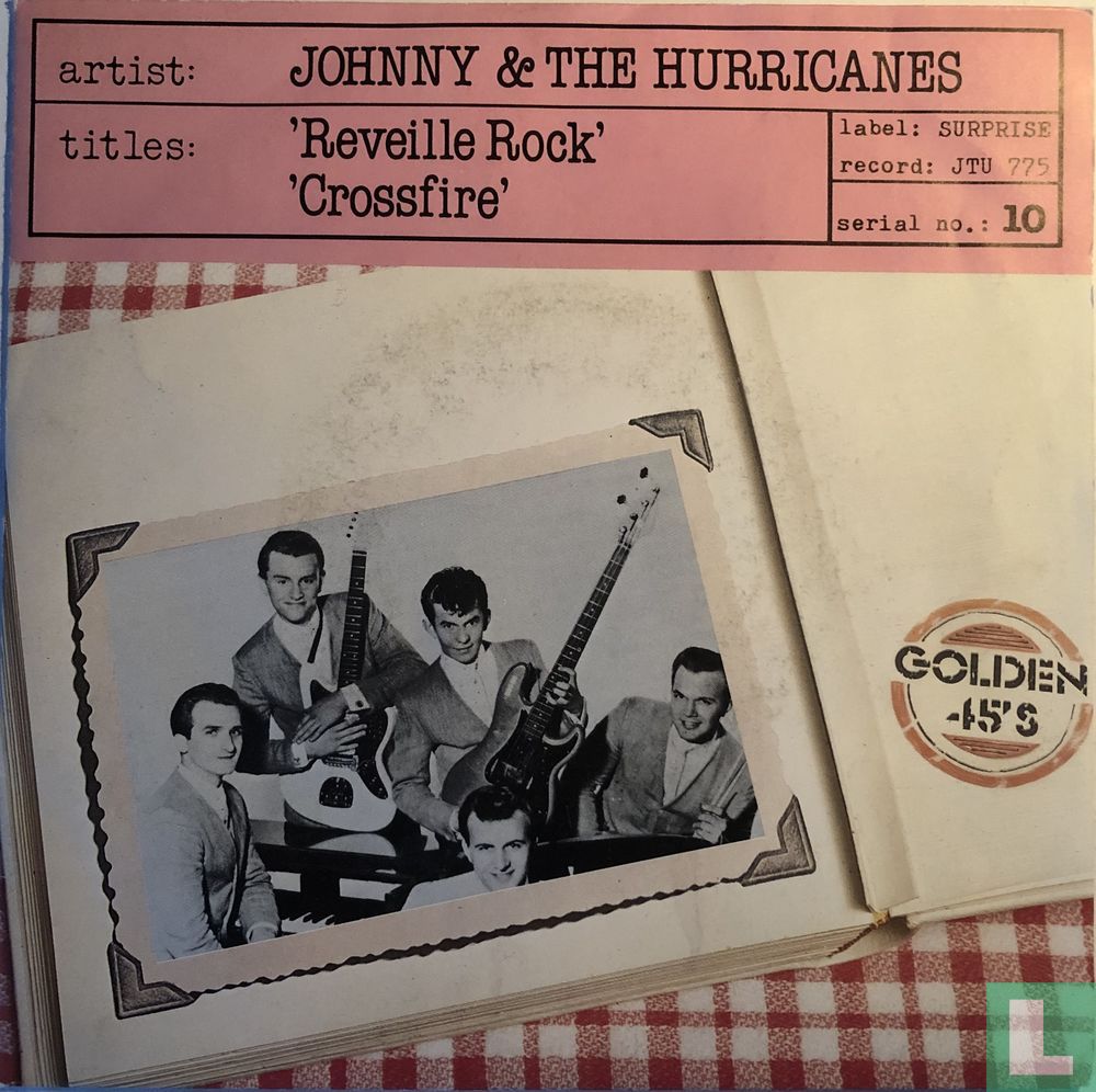 Reveille Rock Single JTU 775 (1975) - Johnny & The Hurricanes - LastDodo