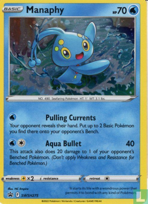 Manaphy SWSH275 (2023) - English)2019) Sword & Shield (Black Star ...
