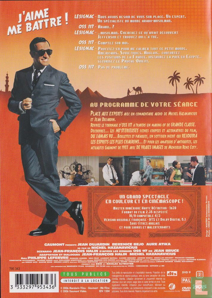 OSS 117: Le Caire, nid d'espions DVD (2006) - DVD - LastDodo