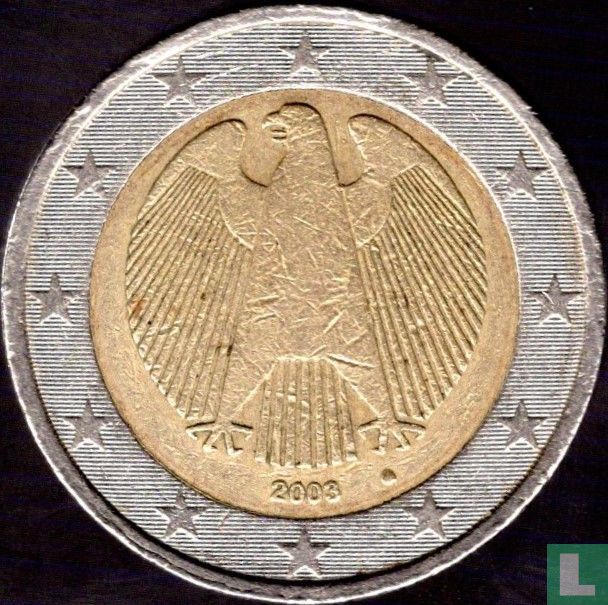 Germany 2 euro 2003 (misstrike) KM# 214 (2003) - Germany - LastDodo