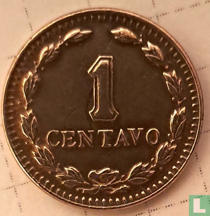 Argentine 1 centavo 1944 KM# 37 (1944) - Argentine - LastDodo
