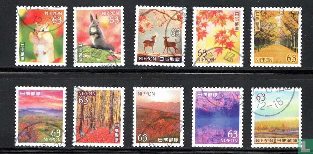 Timbres de voeux d'automne (2023) - Japon - LastDodo