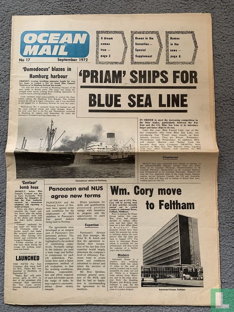 Ocean Mail 17 17 (1972) - Ocean Mail - LastDodo