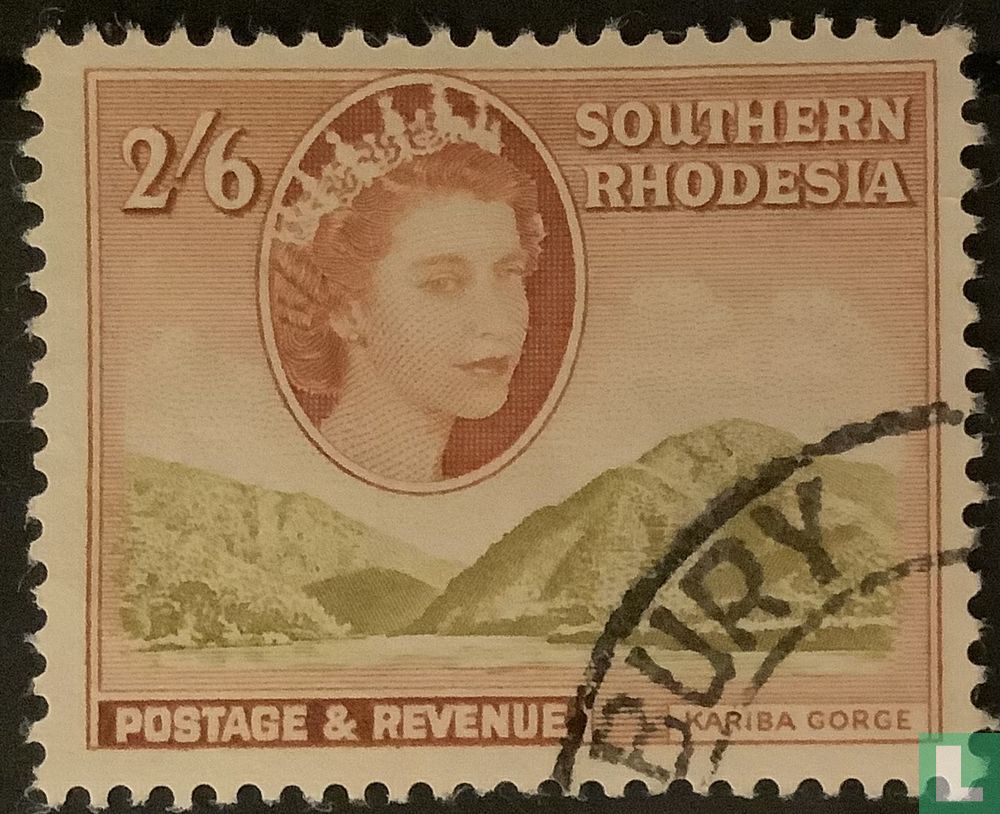 Ravijn van Kariba 2/6 (1953) - Zuid-Rhodesië - LastDodo