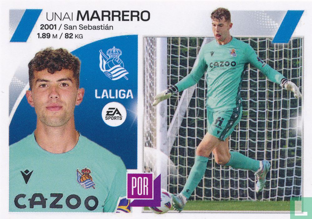 Unai Marrero No. 4 BIS Marrero - Real Sociedad (2023) - Panini - LastDodo