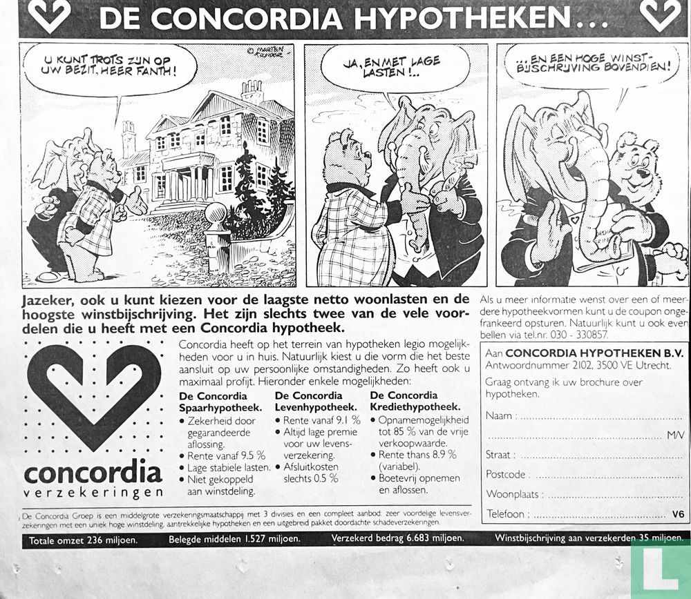 De Concordia hypotheken [Utrecht V6] V06 (1991) - Concordia ...