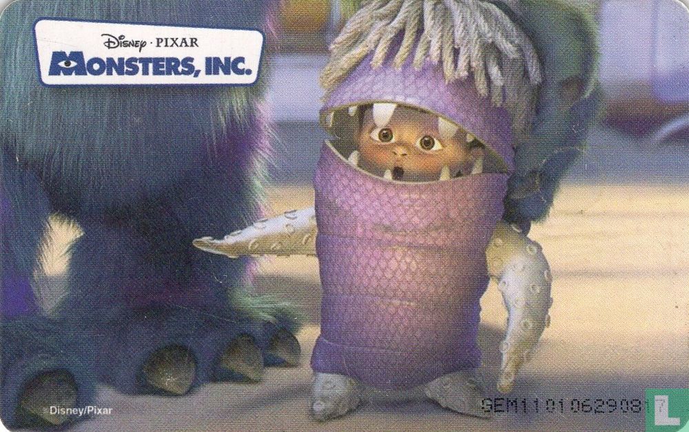 Disney PIXAR Monsters Inc. 3/4 1101 (2001) - Compañía Anónima Nacional ...