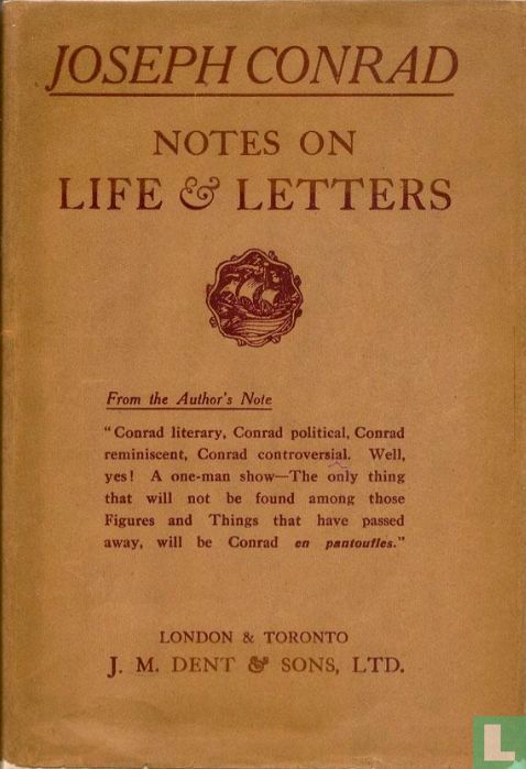 Notes on Life and Letters (1921) - Korzenniowski, Józef Teodor Konrad ...