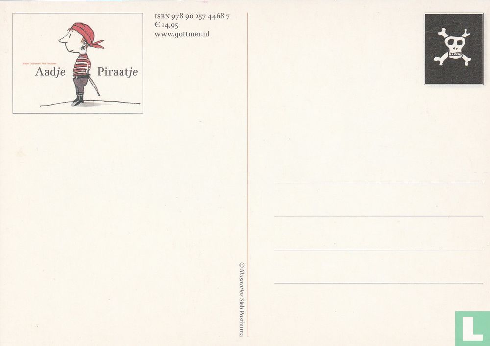 Marjet Huiberts - Aadje Piraatje - Gottmer (logo) - LastDodo