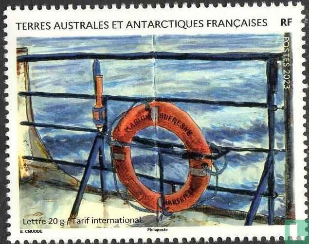 Journey aboard the 'Marion Dufresne' Lettre 20 g / Tarif international ...