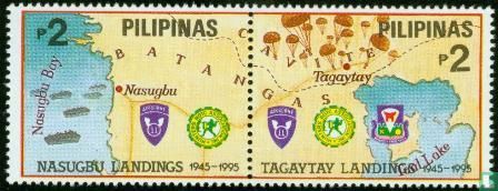 50e anniversaire des débarquements de Nasugbu et Tagaytay de la Seconde Guerre mondiale 2 (1995 ...
