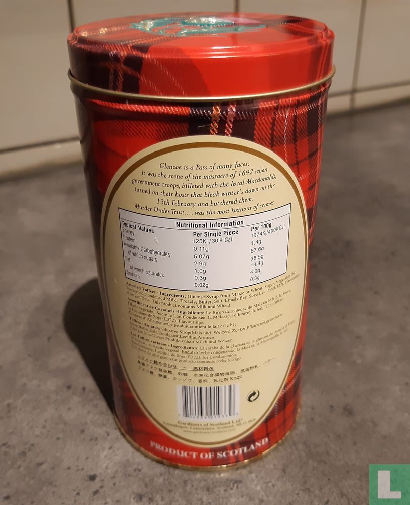 Assorted Toffees (2001) - Gardiners of Scotland - LastDodo