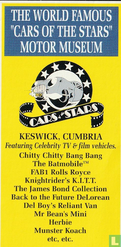 Cars Of The Stars - Motor Museum (1999) - Keswick - LastDodo