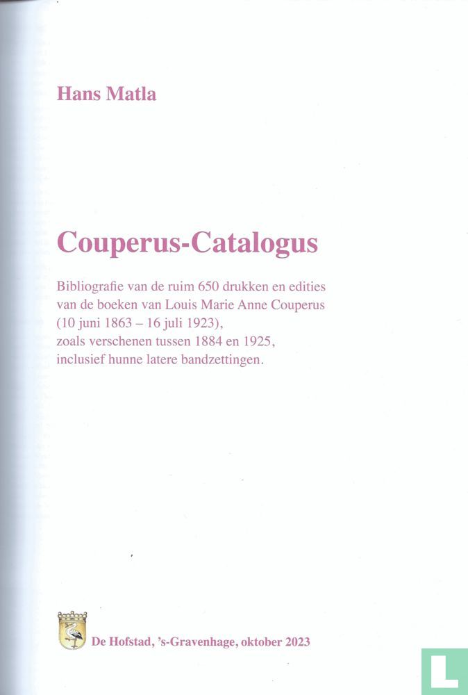 Couperus-catalogus (2023) - Louis Couperus - LastDodo