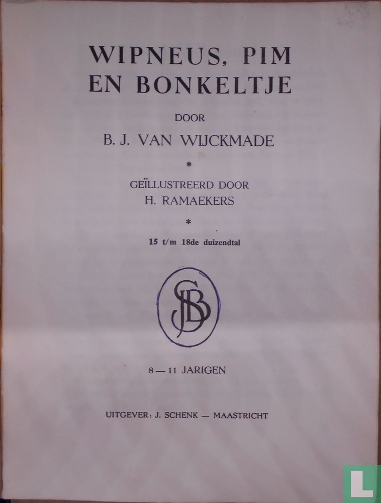 Wipneus, Pim en Bonkeltje 9 (1959) - Wippneus und Pim - LastDodo