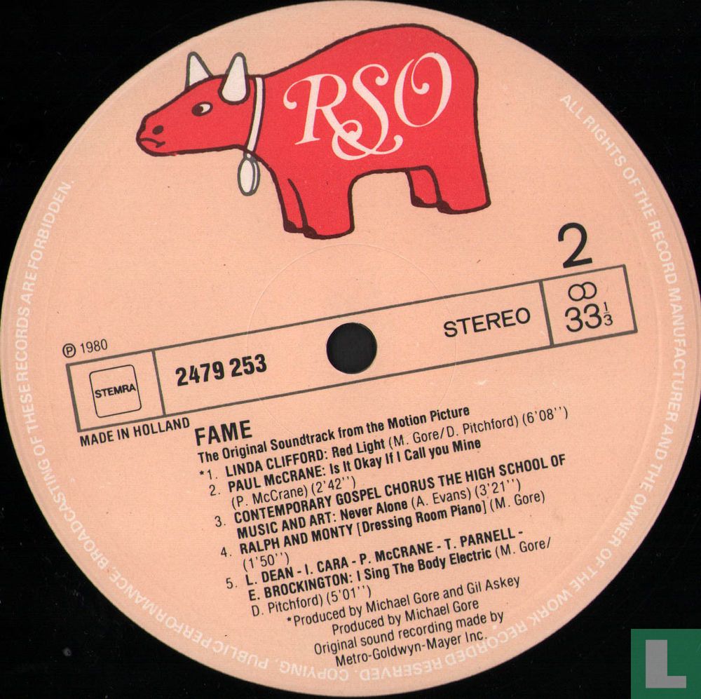 Fame LP 2479 253 (1980) - Various artists - LastDodo