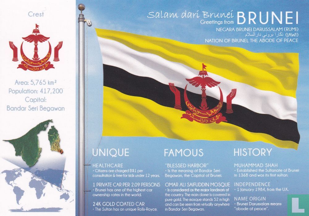 BRUNEI - FOTW PCM-0226 - Postcardsmarket - LastDodo