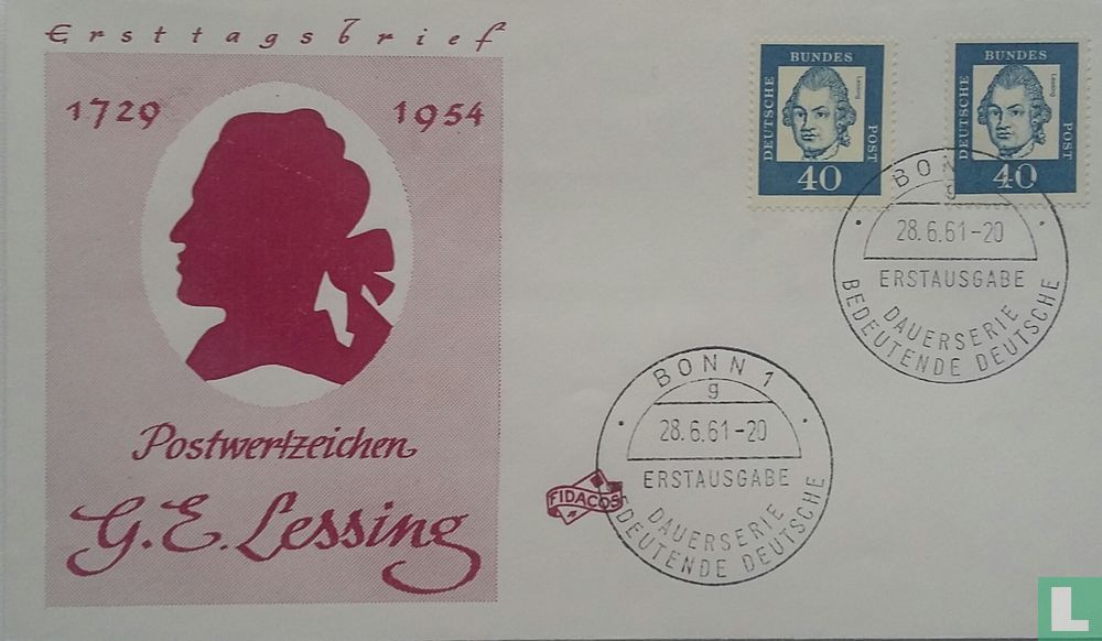 Gotthold Ephraim Lessing (1961) - Duitsland - LastDodo