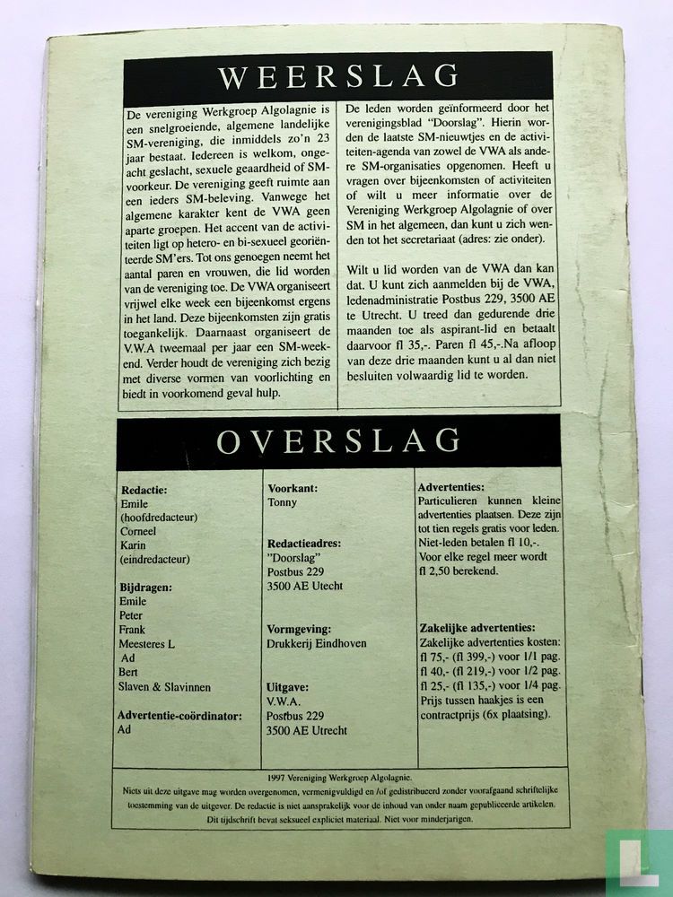 Doorslag 6 6 (1997) - Doorslag - LastDodo