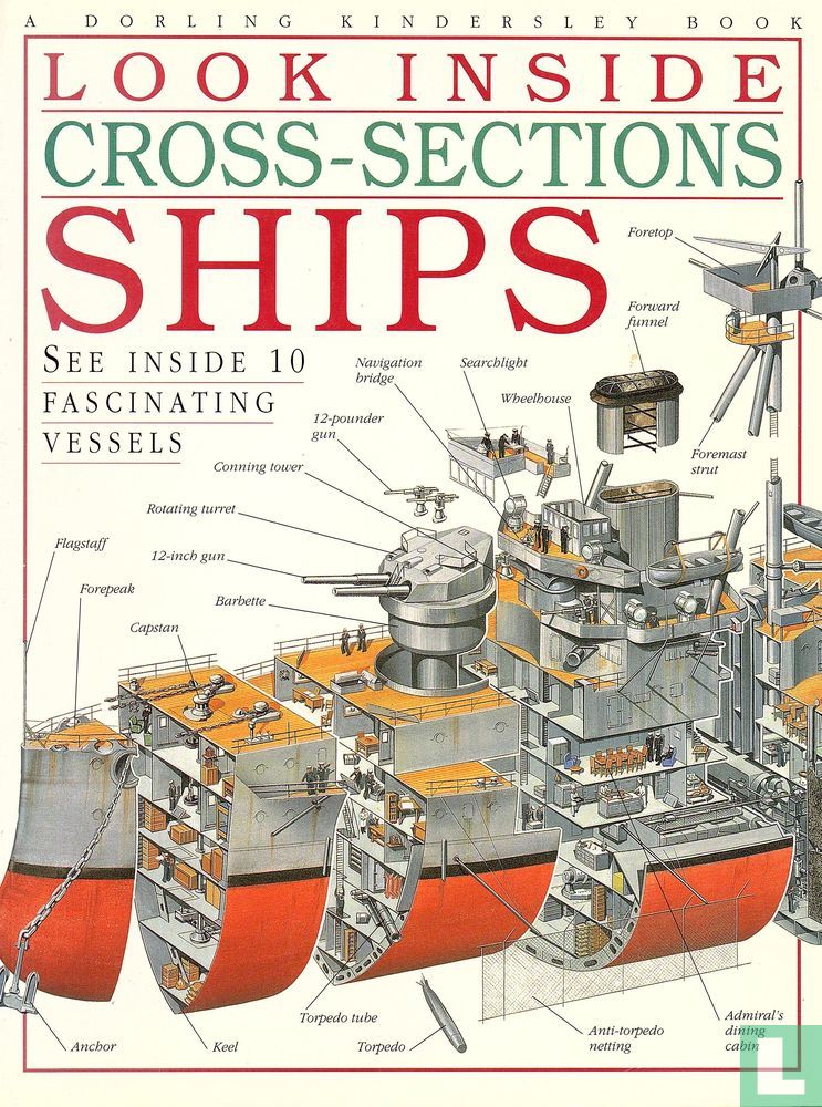 Look inside Cross-Sections Ships (1994) - Gillinwater, C. David - LastDodo