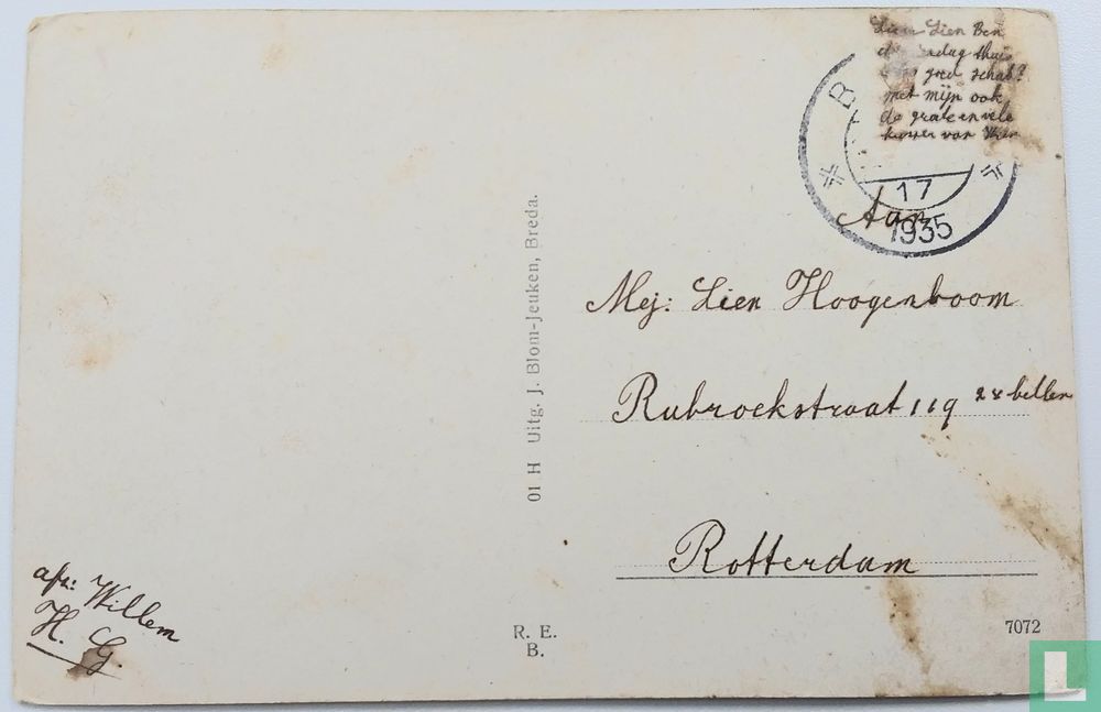 Dreef-Mastbosch. Omstreken-Breda 7072 (1935) - Breda - Ginneken - LastDodo