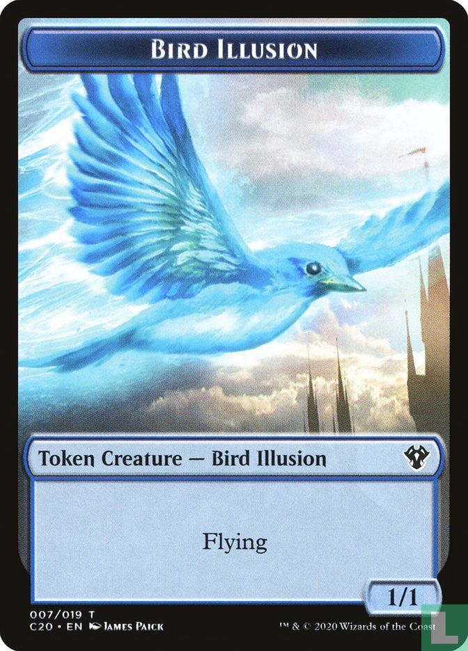 Beast / Bird Illusion 011/019 (2020) - 2020) Commander Tokens - LastDodo