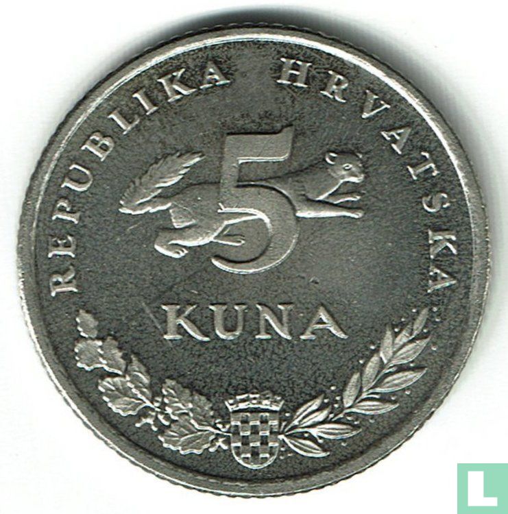 Kroatien 5 Kuna 1994 KM# 23 (1994) - Kroatien - LastDodo