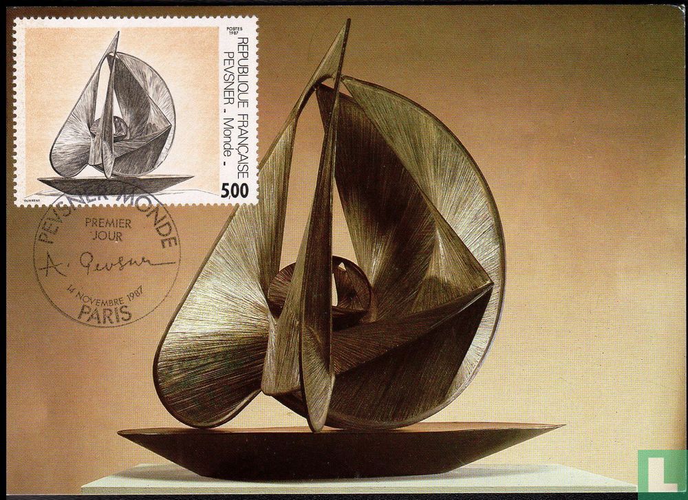 Sculptuur van Antoine Pevsner (1987) - Frankrijk - LastDodo