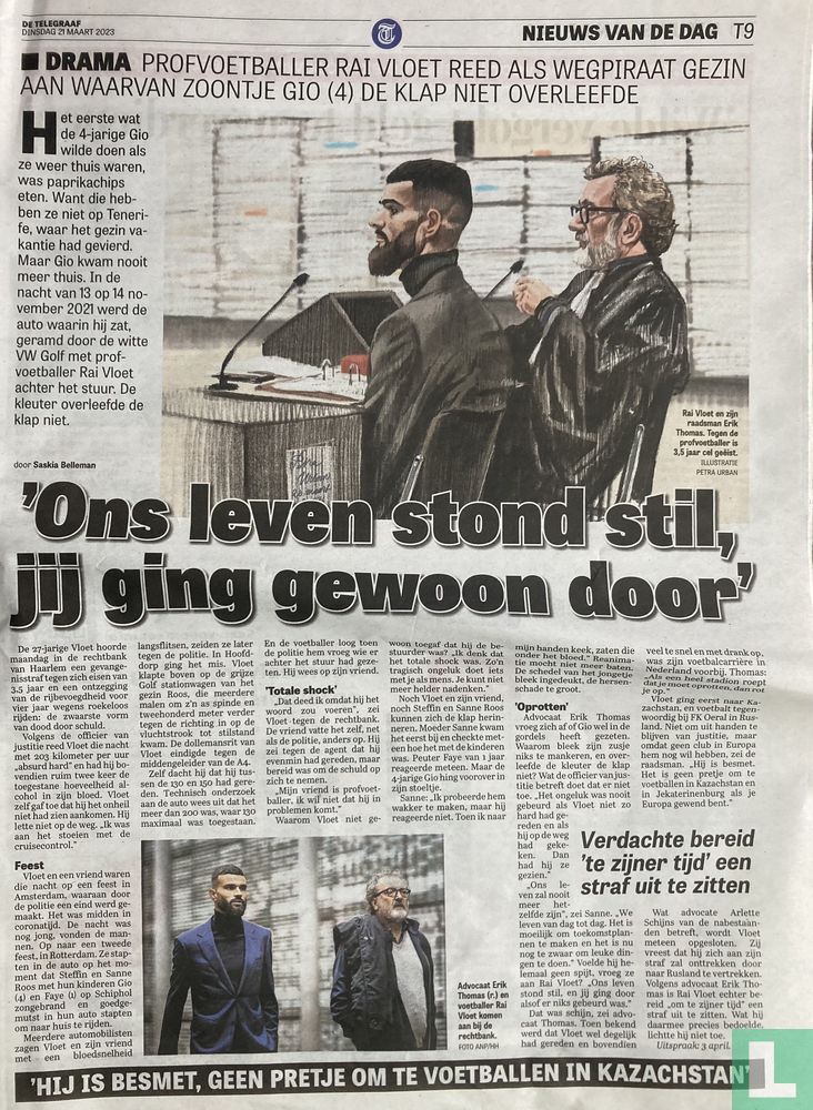 Ons leven stond stil, jij ging gewoon door (2023) - De Telegraaf - LastDodo