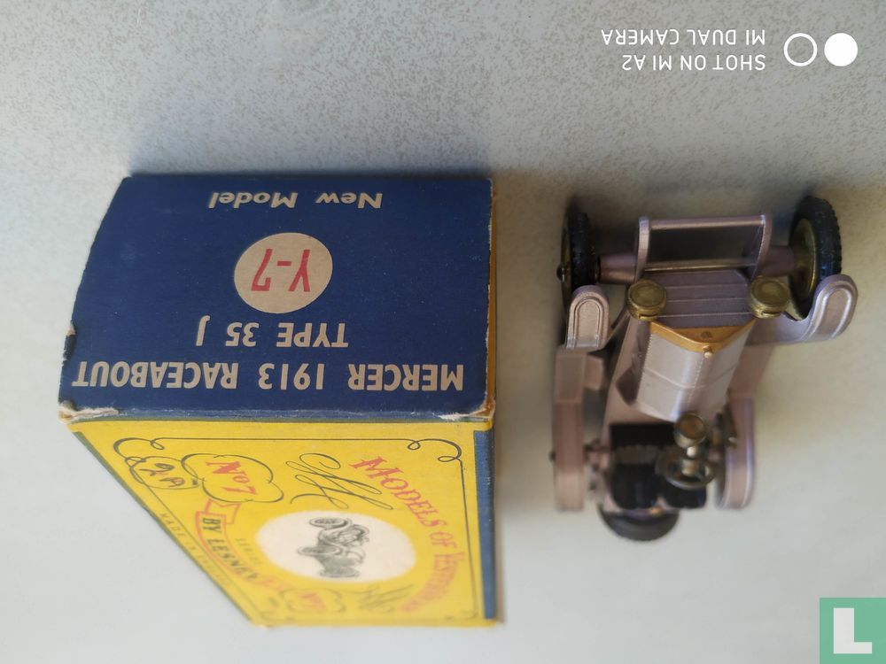 Mercer 1913 Raceabout Type 35 J Y7-2 (1961) - Matchbox - LastDodo