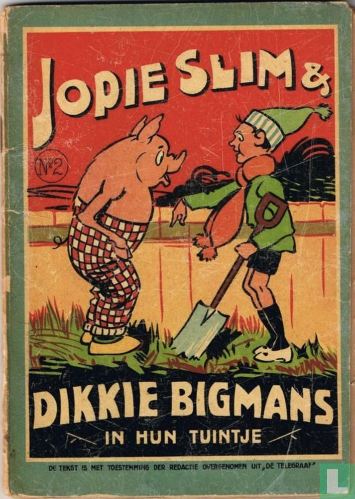 Jopie Slim & Dikke Bigmans in hun tuintje 2 (1925) - Jopie Slim en ...