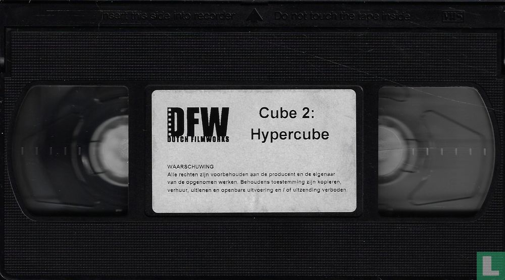 Cube 2: Hypercube VHS 2 (2003) - VHS video tape - LastDodo