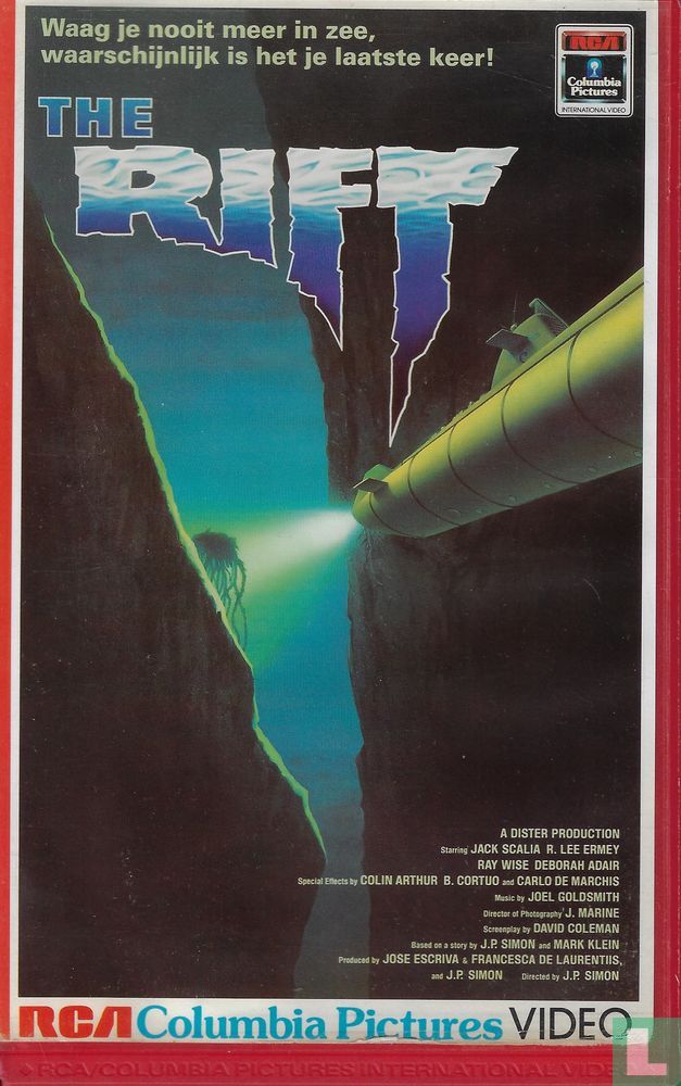 The Rift VHS (1992) - VHS video tape - LastDodo