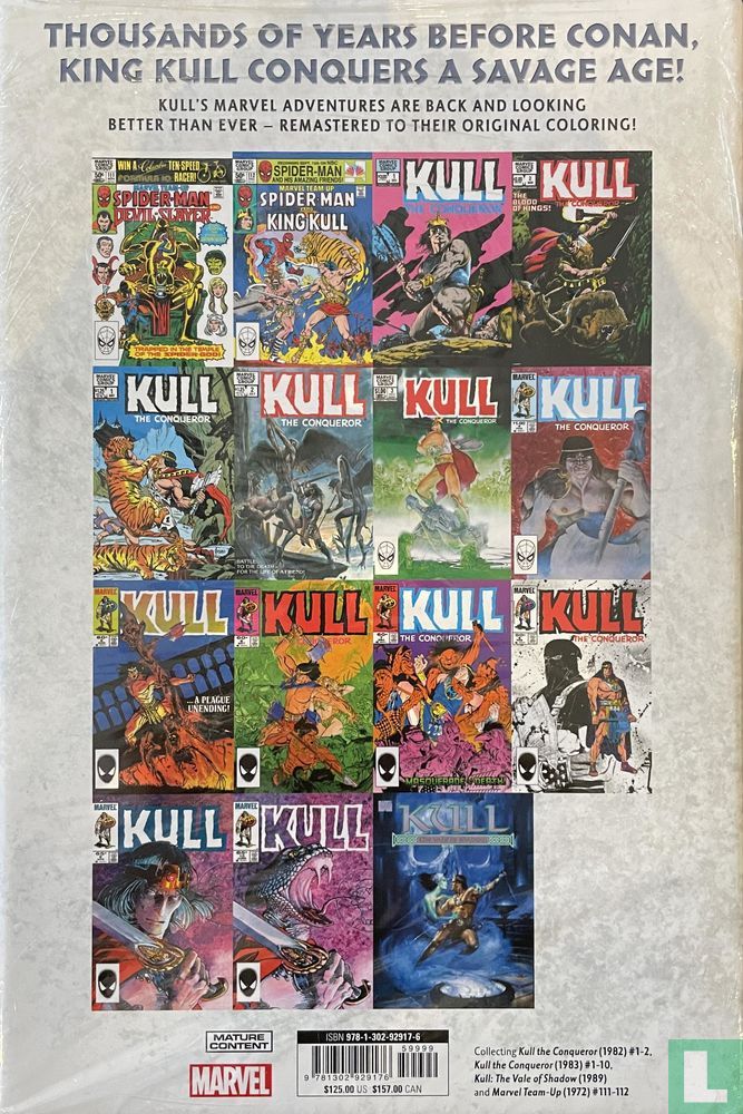 Kull The Conqueror: The Original Marvel Years 1 HC (2021) - Kull ...