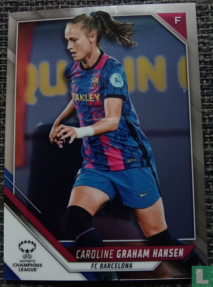 Caroline Graham Hansen 89 (2022) - UEFA Women’s Champions League 2021 / 22 Trading cards - LastDodo