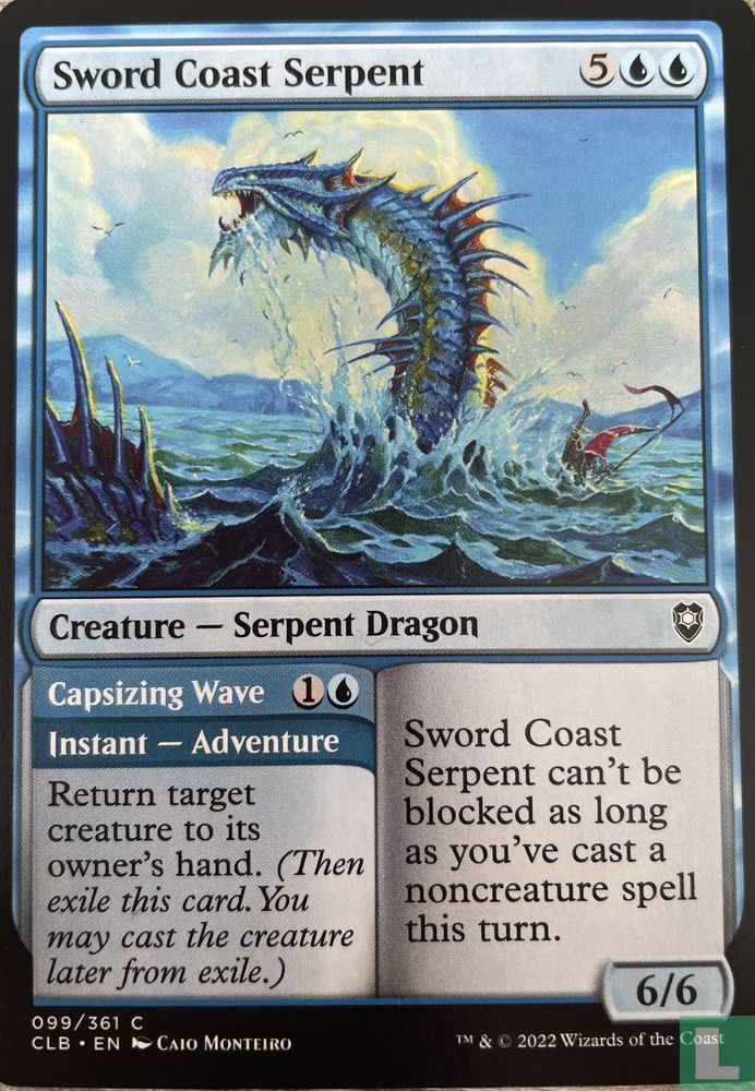 Sword Coast Serpent 099/361 (2022) - 2022) Commander Legends: Battle ...