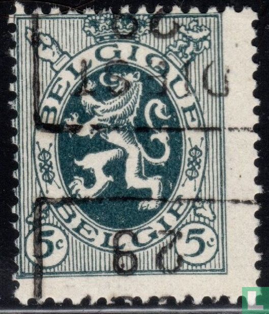 Lion héraldique 5 (1929) - Belgique - LastDodo